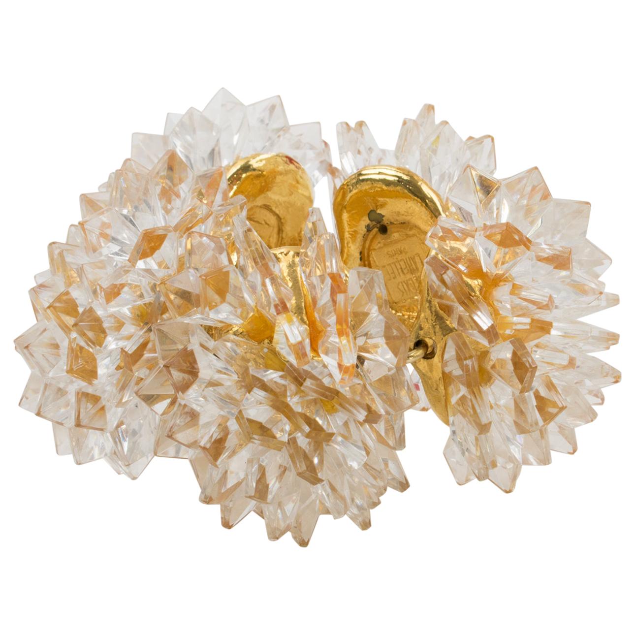 A Huge 1980s Colored Glass Gerda Lynggaard for Monies Link Bracelet at ...