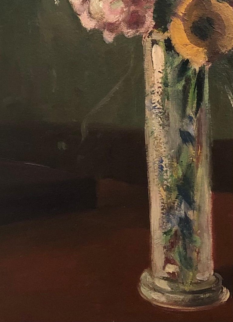 Alexis Louis Roche - Bouquet in its vase For Sale at 1stDibs