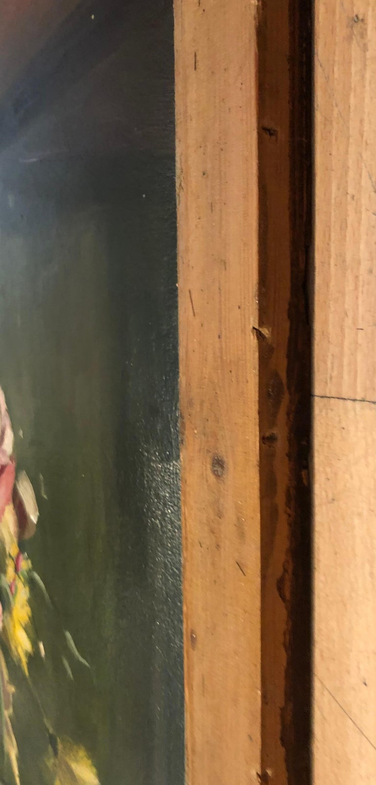 Alexis Louis Roche - Bouquet in its vase For Sale at 1stDibs