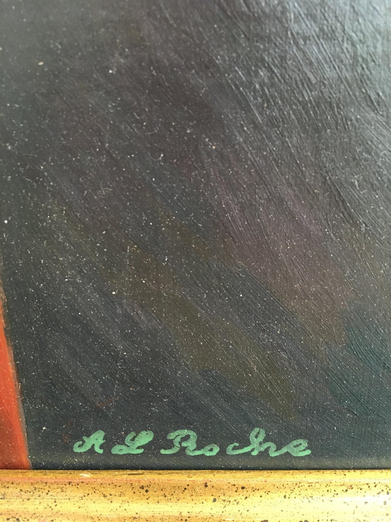 Alexis Louis Roche - Still life with parrot For Sale at 1stDibs