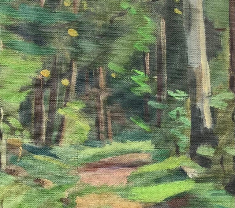 Alexis Louis Roche - Undergrowth path For Sale at 1stDibs