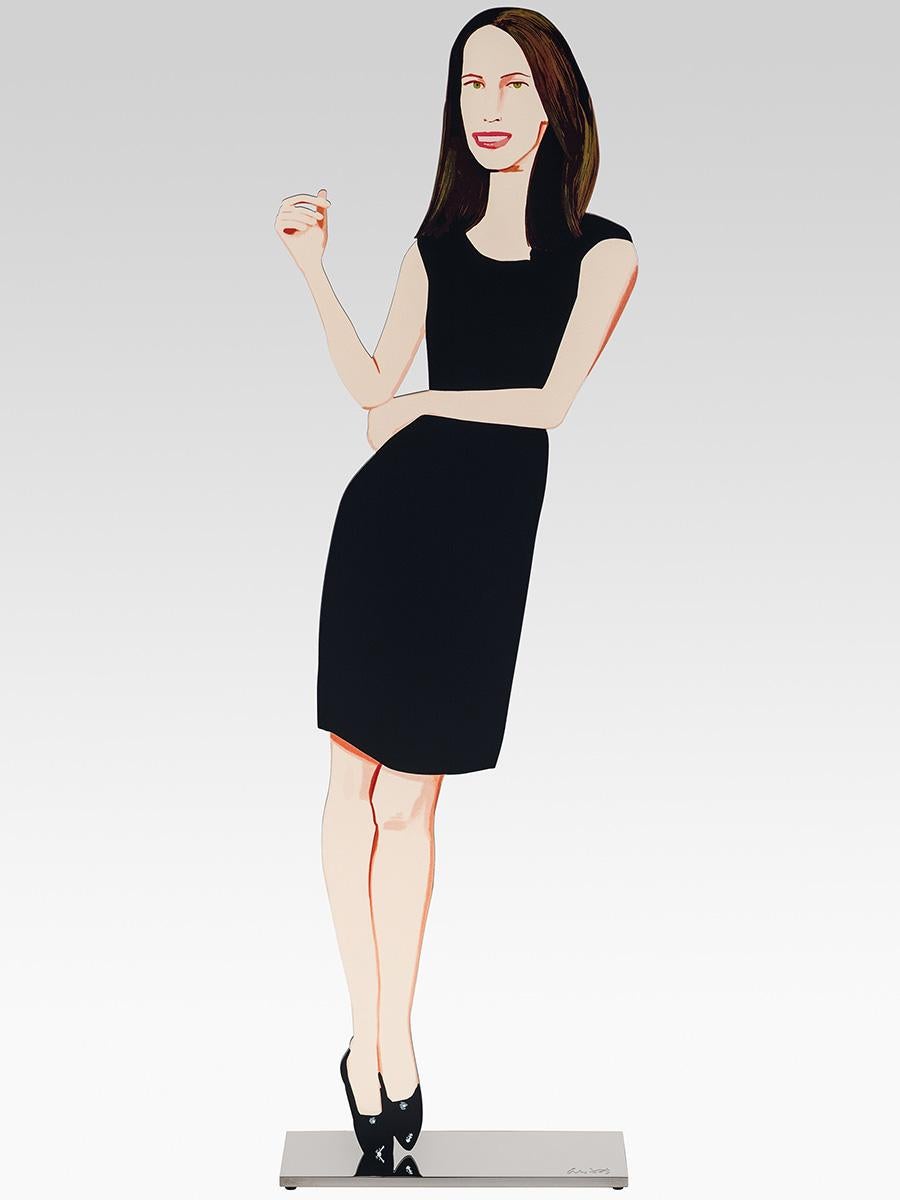 Alex Katz - Yvonne (from Black Dress cut-out series) For Sale at 1stDibs