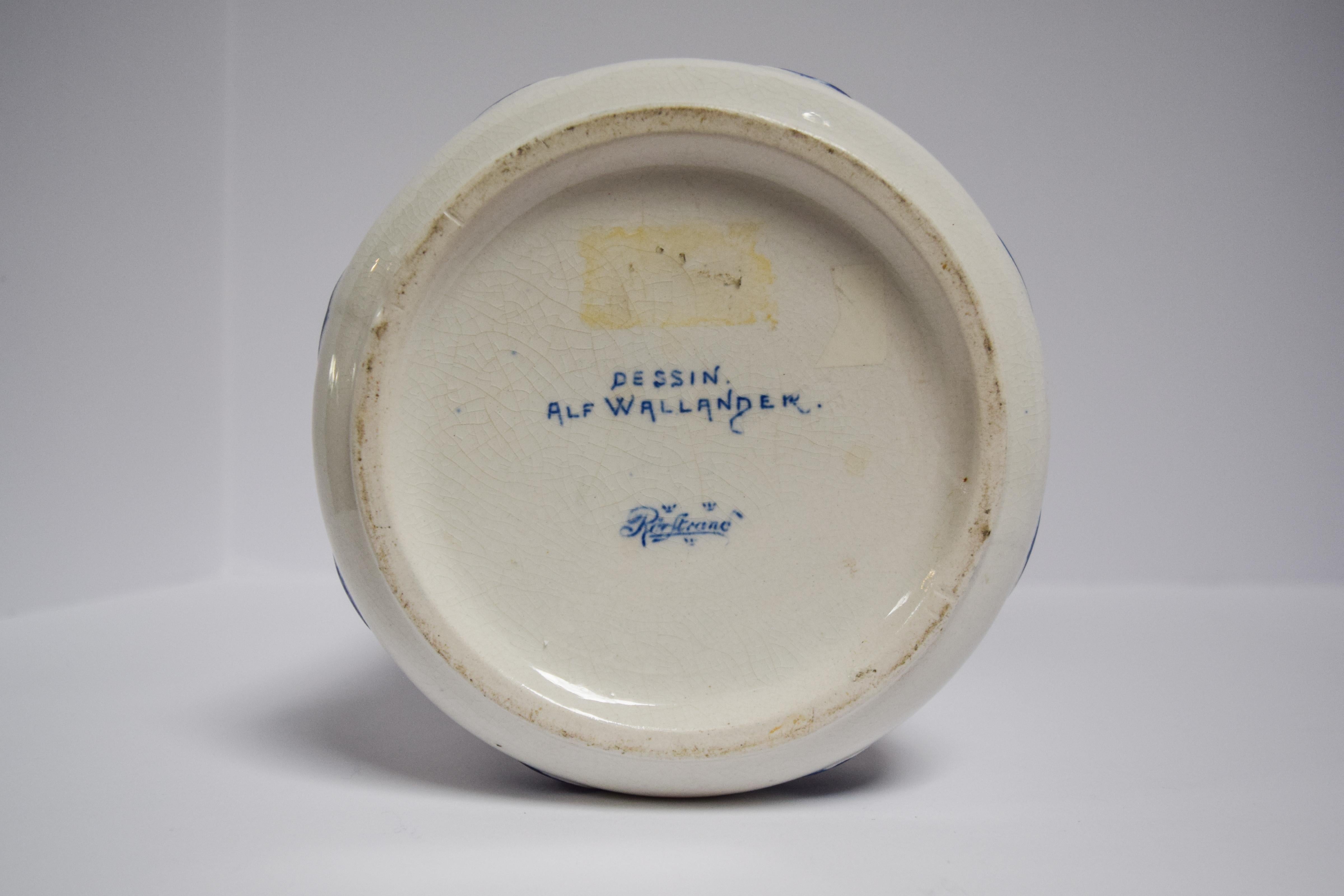 Alf Wallander Pair of Fish Vases at 1stDibs