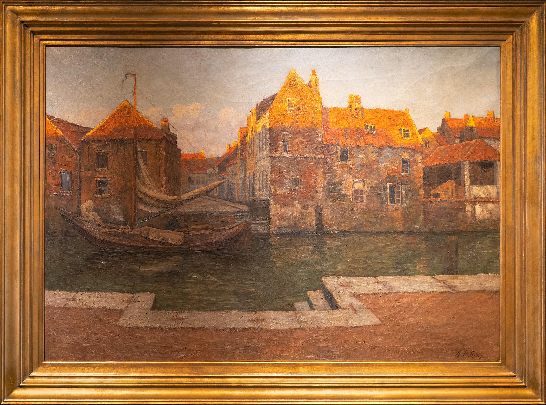 Alfons de Clercq - "Dutch Canals" by Alfons de Clercq For Sale at ...