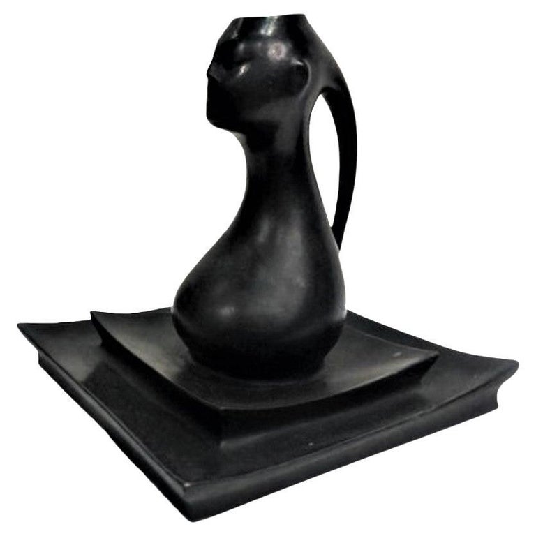 Alfonso Canciani, Viennese Secession Orientalist Bronze Vase, c. 1910 ...