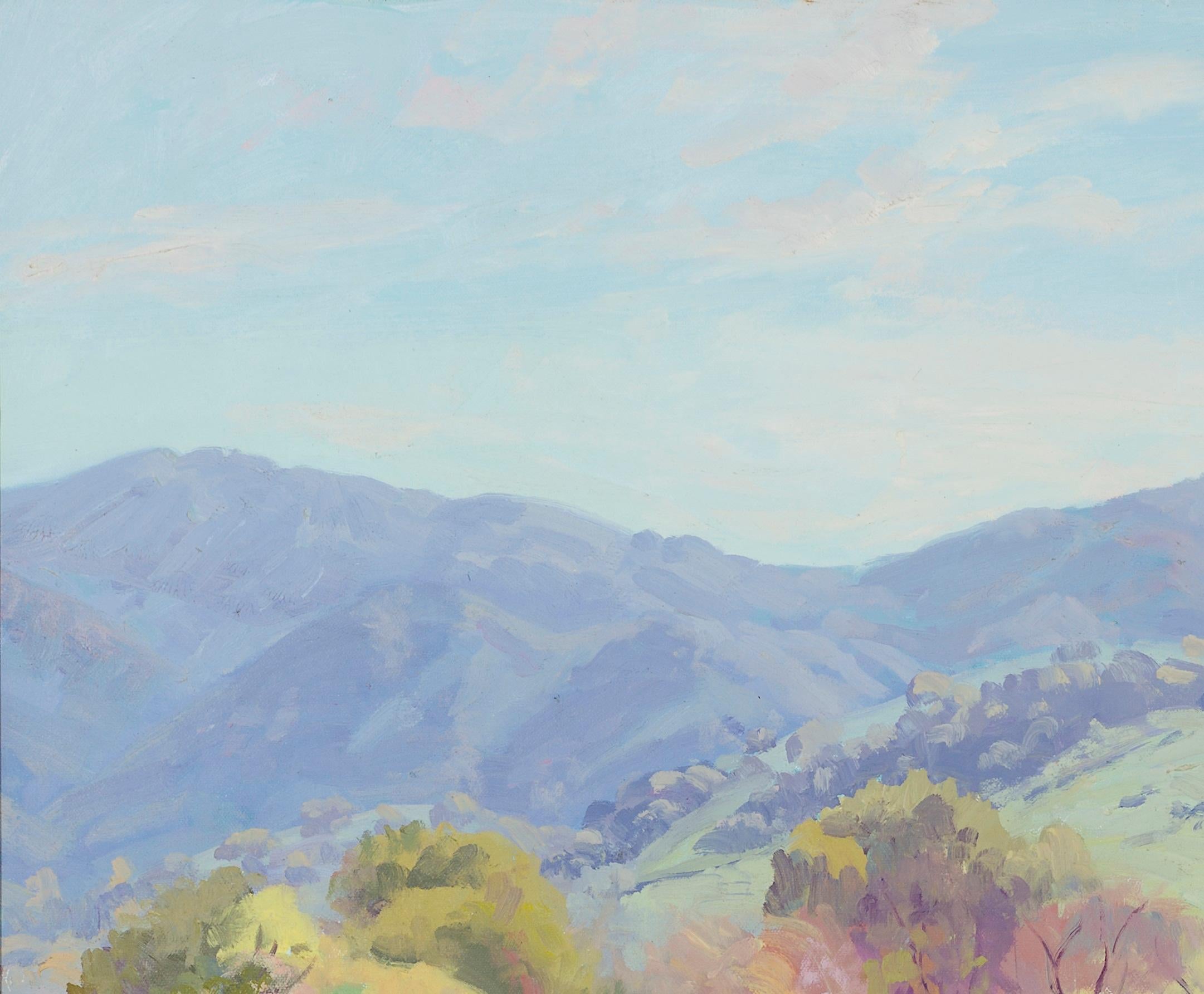 Alfonso Colocho - Malibu Mountain, Oil on Canvas , American For Sale at ...