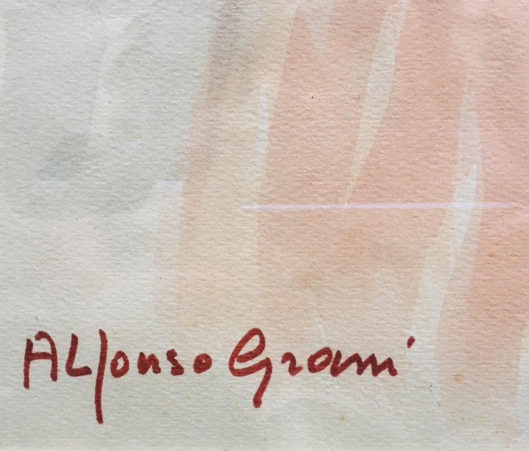 Alfonso Grassi - CHILD - Alfonso Grassi Watercolor on paper Portrait ...