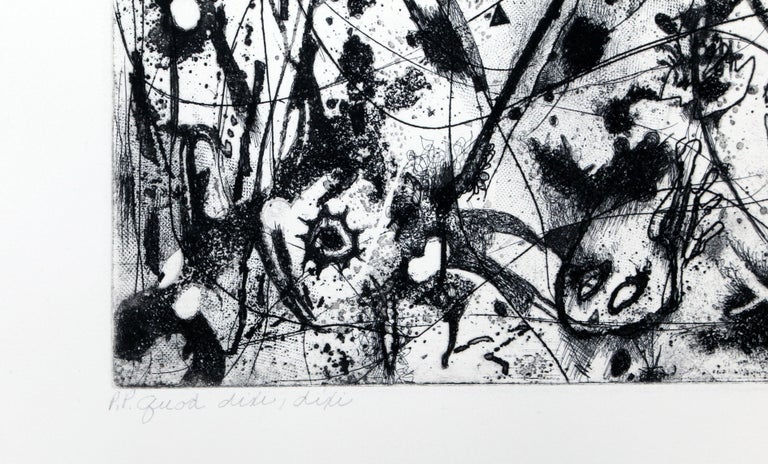 Alfonso Ossorio - Abstract Expressionist etching by Alphonso Ossorio at ...