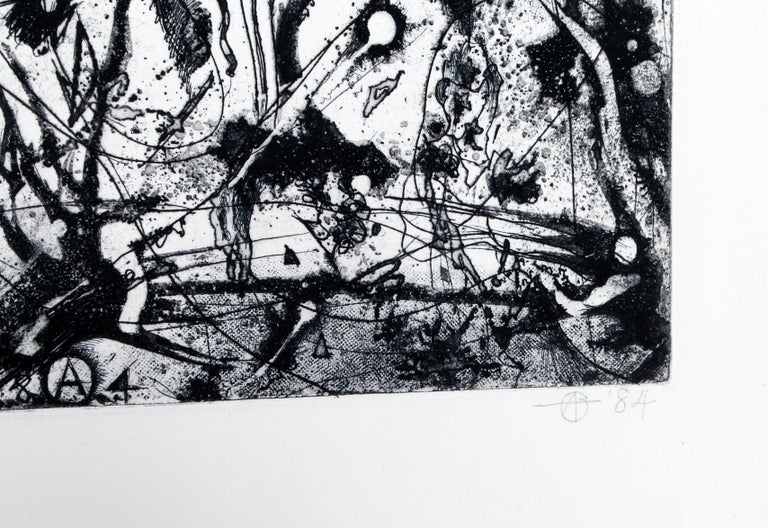 Alfonso Ossorio - Abstract Expressionist etching by Alphonso Ossorio at ...