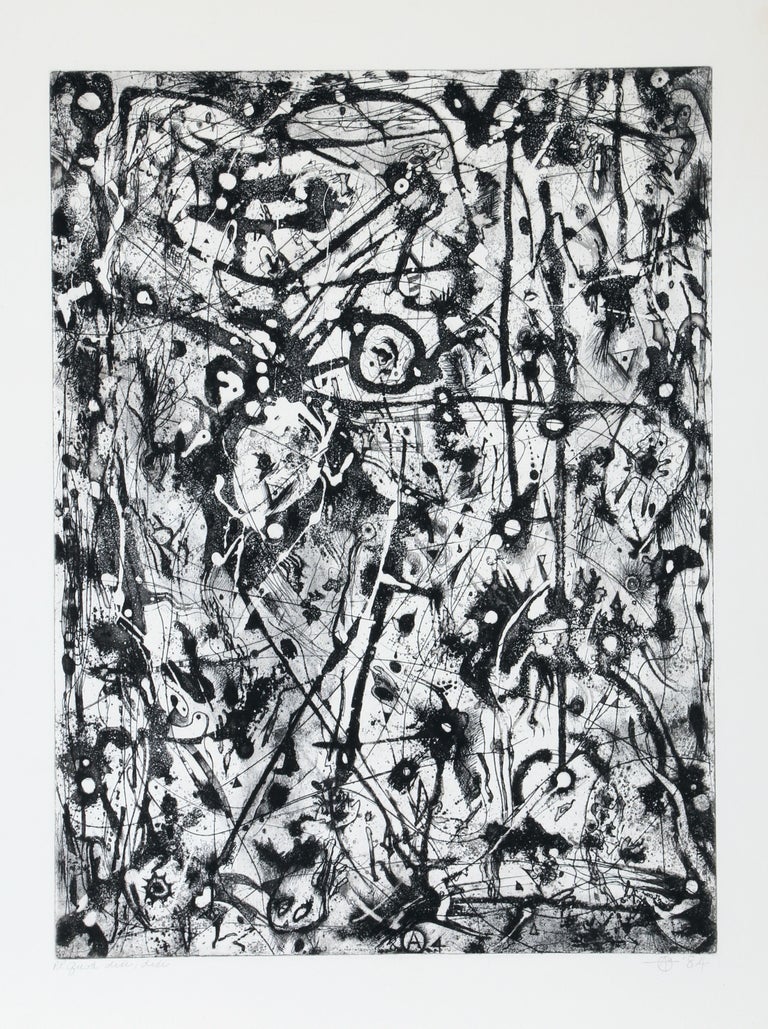 Alfonso Ossorio - Abstract Expressionist etching by Alphonso Ossorio at ...
