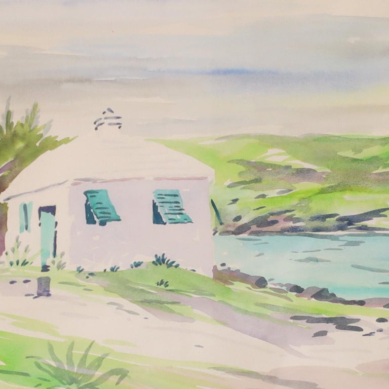 Alfred Birdsey Group of Three Vintage Bermuda Watercolors For Sale at ...