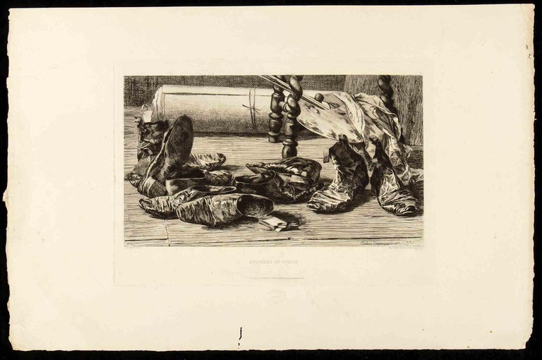 Alfred Cadart - Souvenirs de Voyage - Etching by Alfred Cadart - 19th ...