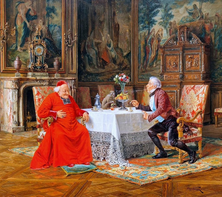 Alfred Charles Weber - The Cardinal's Amusement For Sale at 1stDibs
