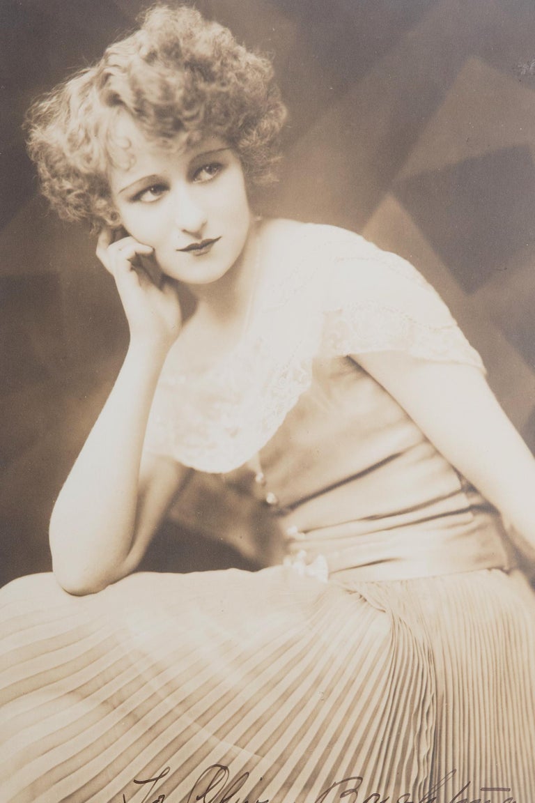 Alfred Cheney Johnston Sepia Toned Silver Photograph with Studio Stamp ...