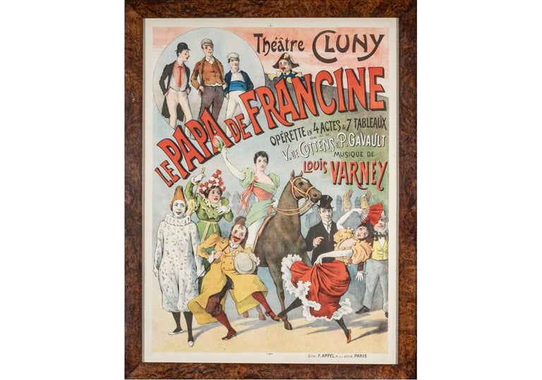 Alfred Coubrac 'French, 1853-1902' Lithograph Poster For Sale at 1stDibs