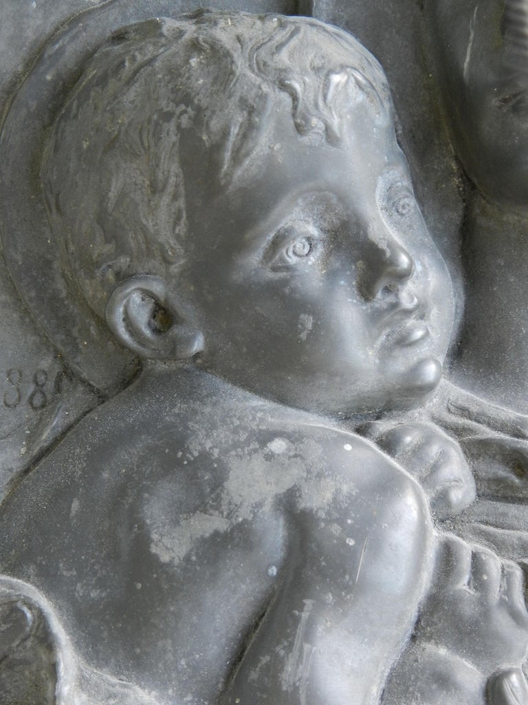 Madonna and Child 19th Century Pewter Sculpture after A Lanson c1881 ...