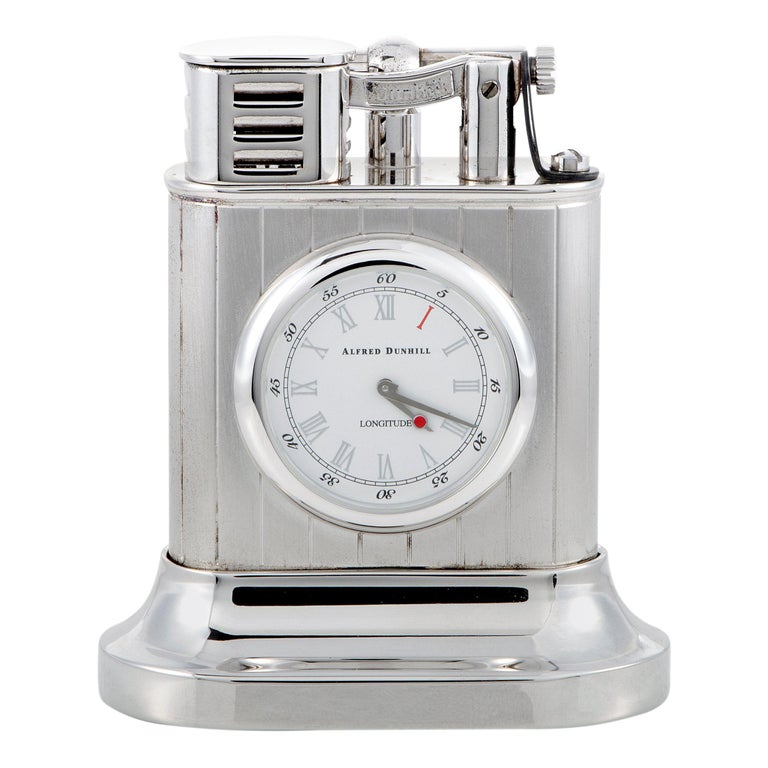 Alfred Dunhill Longitude Silver Plated Limited Edition Lighter at 1stDibs