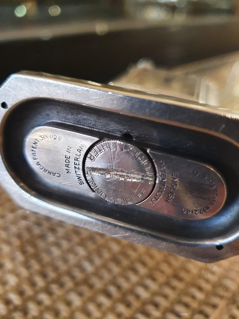 Alfred Dunhill Sterling Silver 'Club Clock' Lighter, 1929 For Sale at ...