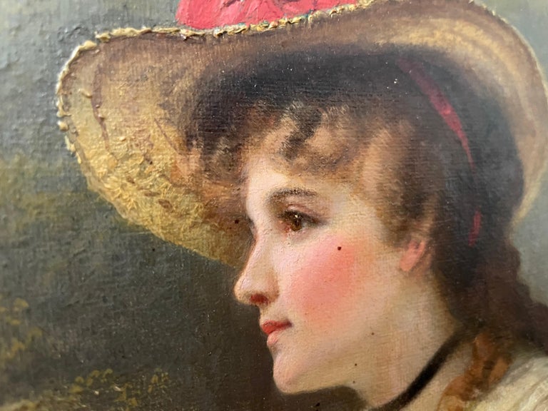 alfred fowler patten - Alone at the Ferry For Sale at 1stDibs