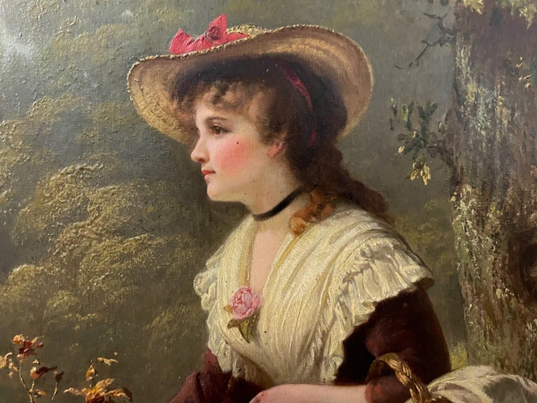 alfred fowler patten - Alone at the Ferry For Sale at 1stDibs