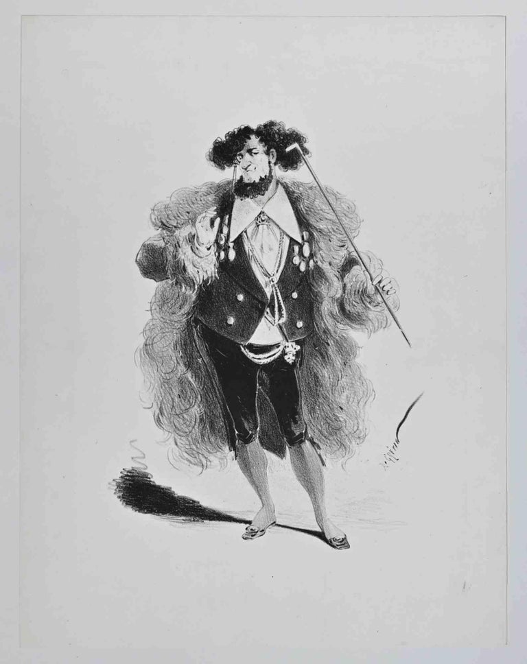 Alfred Grevin - Character - Original Lithographs by A. Grevin - Mid-19 ...