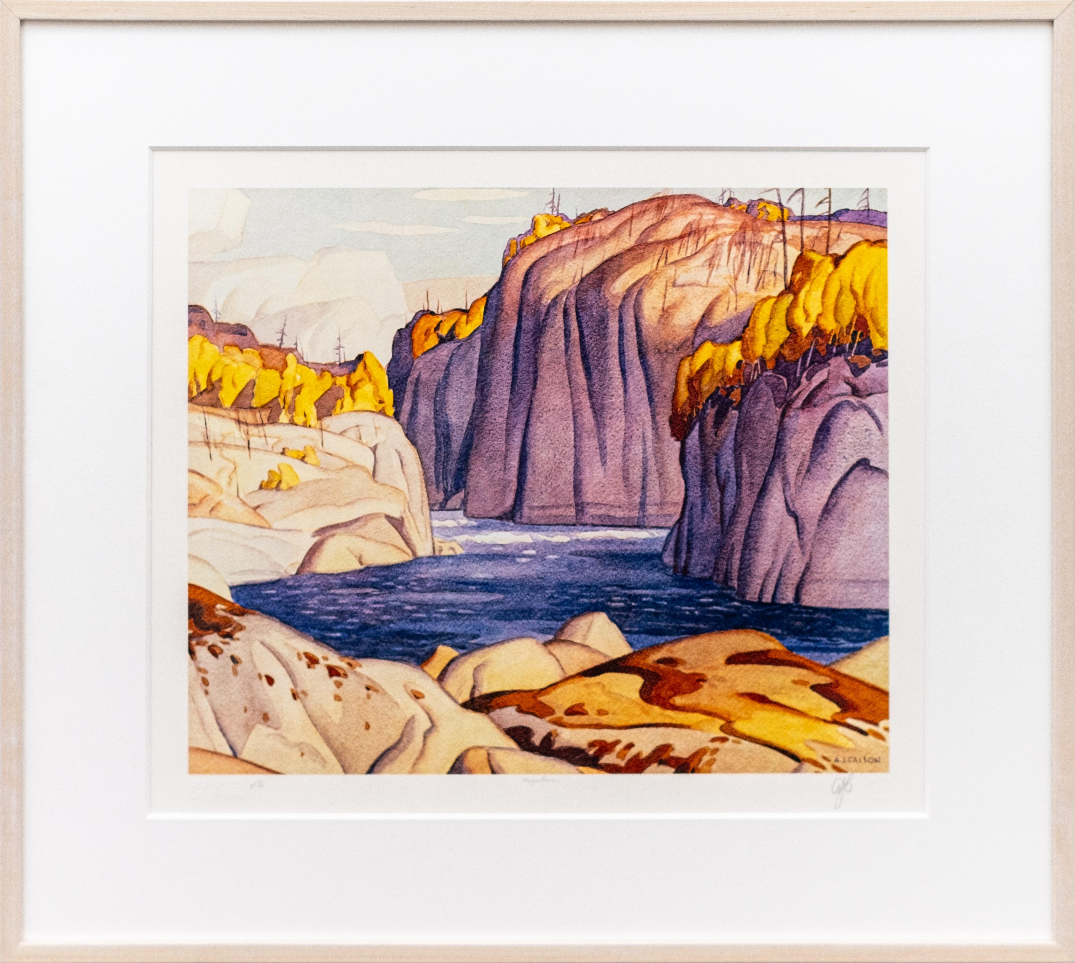 Alfred Joseph Casson - Magnetawan - colourful, impressionist, landscape ...