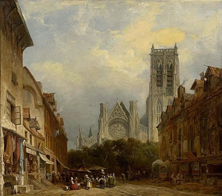 Alfred Montague - Market Day by Alfred Montague For Sale at 1stDibs