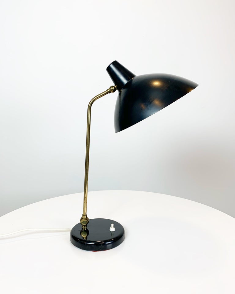 Alfred Müller Desk Lamp Adria AMBA Switzerland 1950s Brass at 1stDibs