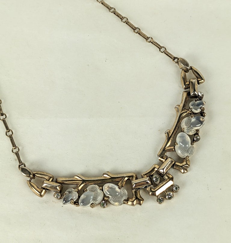 Alfred Philippe for Trifari Fragonard Moonstone Fruit Salad Choker For ...