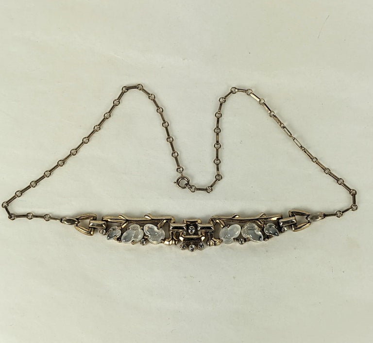 Alfred Philippe for Trifari Fragonard Moonstone Fruit Salad Choker For ...