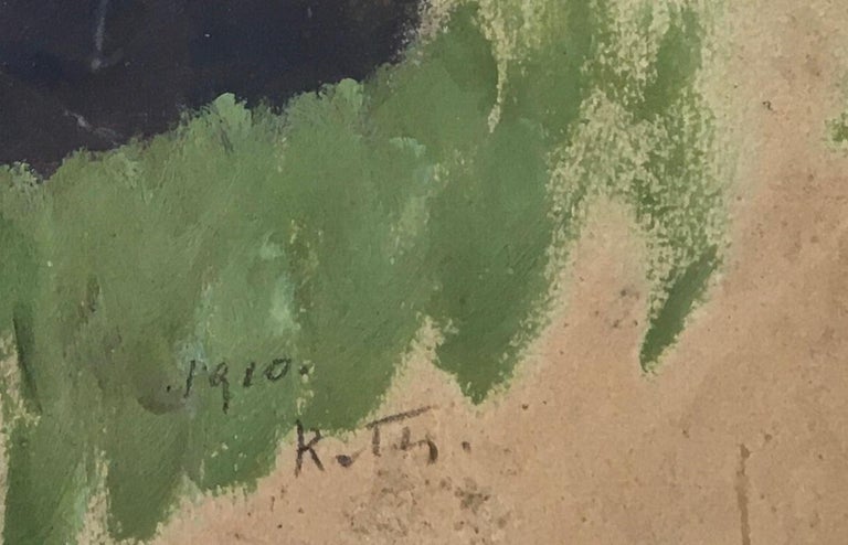 Alfred Reth - Reunion in the garden For Sale at 1stDibs