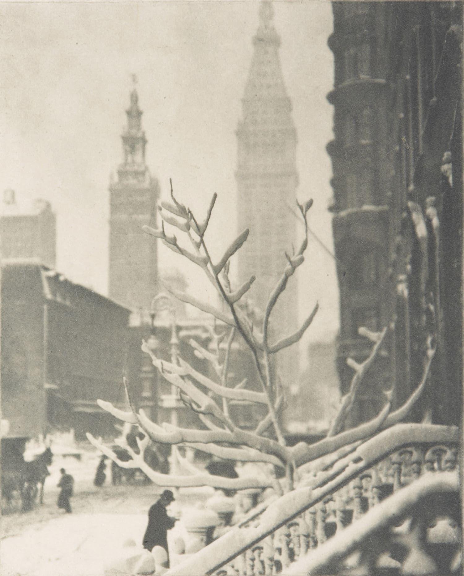 Alfred Stieglitz - Alfred Stieglitz. Two Towers, New York City, 1911 ...