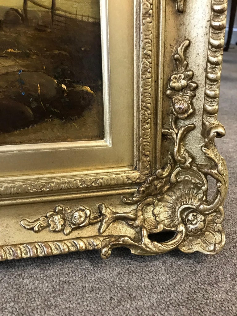 Alfred Vickers - A Rhineland View - Rural Landscape Oil Painting By ...