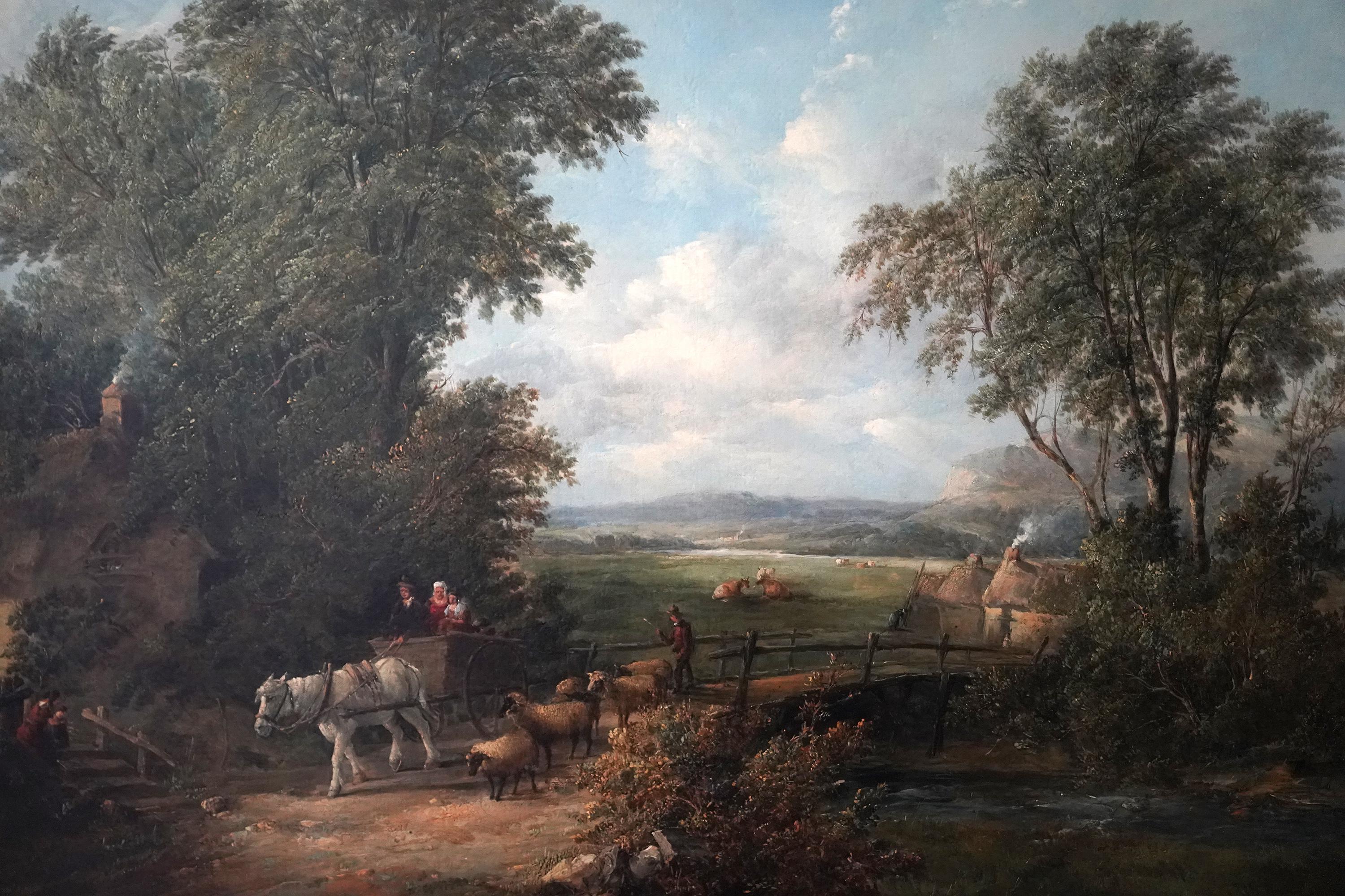 Alfred Vickers Snr - View Near Conway, North Wales - British Victorian ...