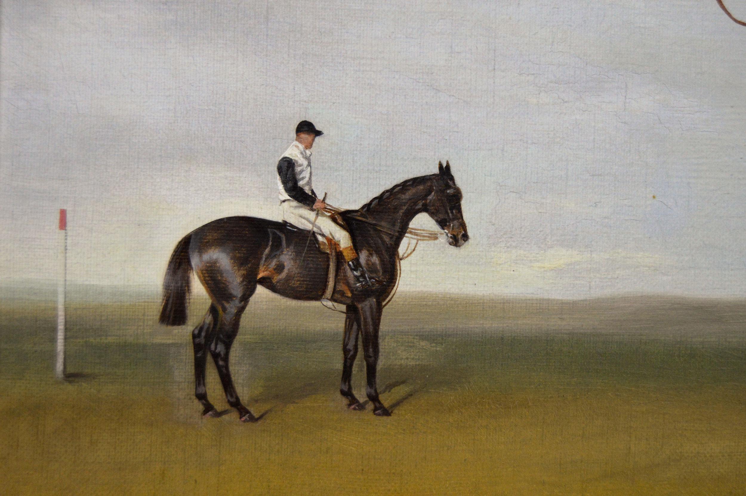 Alfred Wheeler - Sporting horse portrait oil painting of the racehorse ...