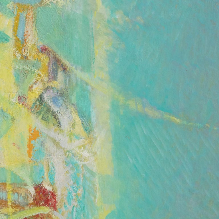 Alfredo Aya - Vitrales al Alba - Abstract Painting With Pastel Colors ...