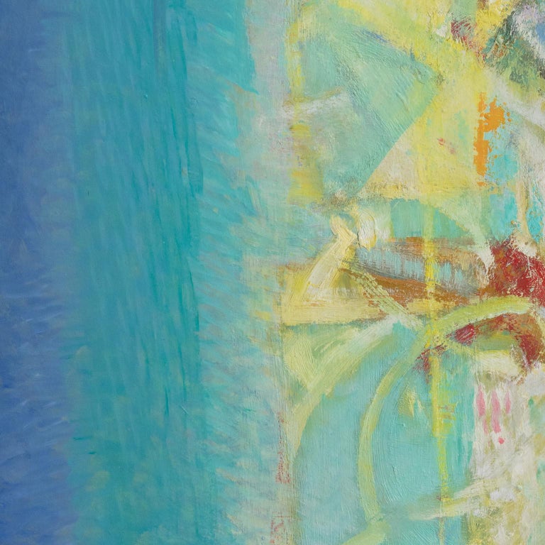 Alfredo Aya - Vitrales al Alba - Abstract Painting With Pastel Colors ...