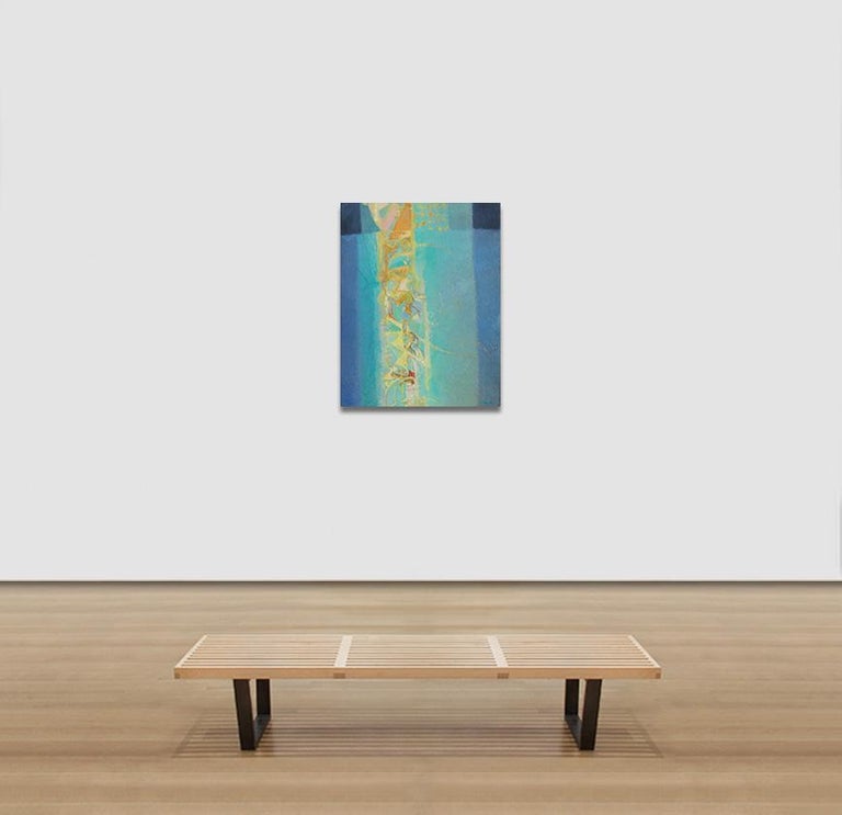 Alfredo Aya - Vitrales al Alba - Abstract Painting With Pastel Colors ...