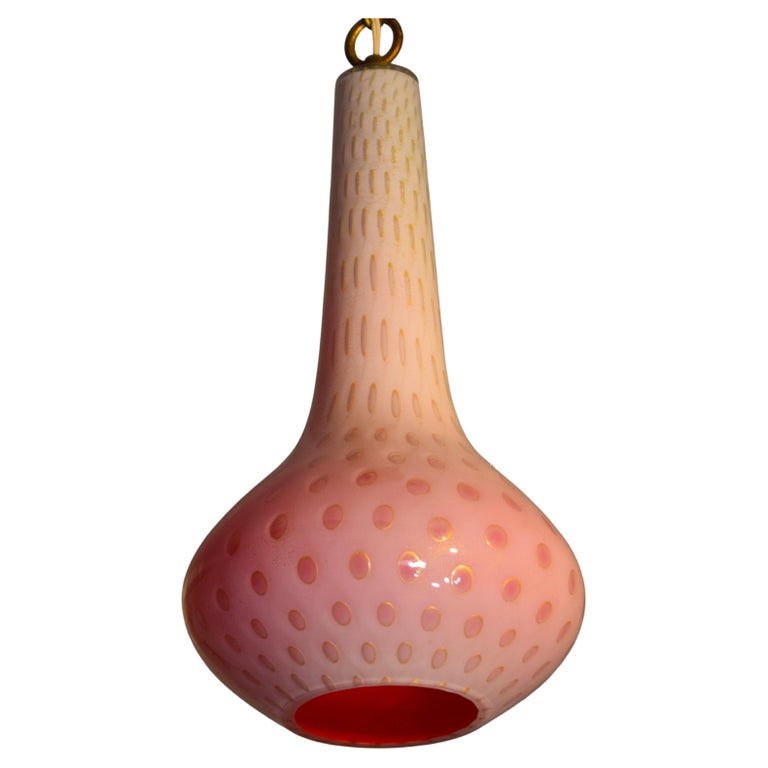 Alfredo Barbini Pendant Lamp For Sale at 1stDibs