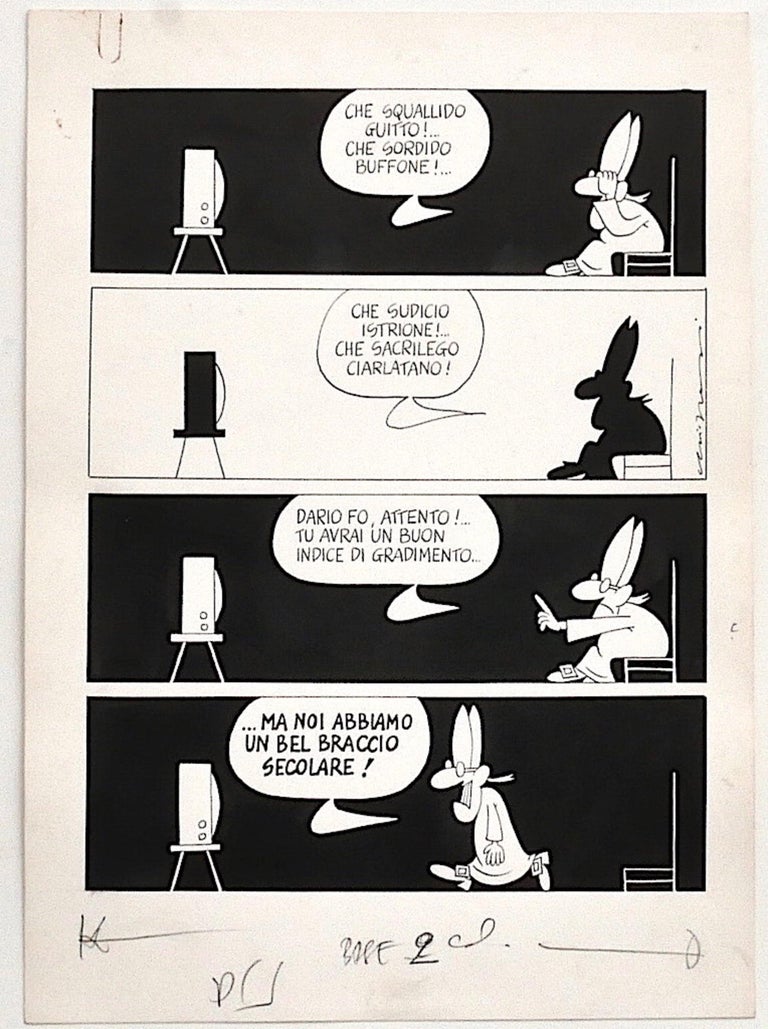 Alfredo Chiappori - Political Comics - Original China Ink by Alfredo ...