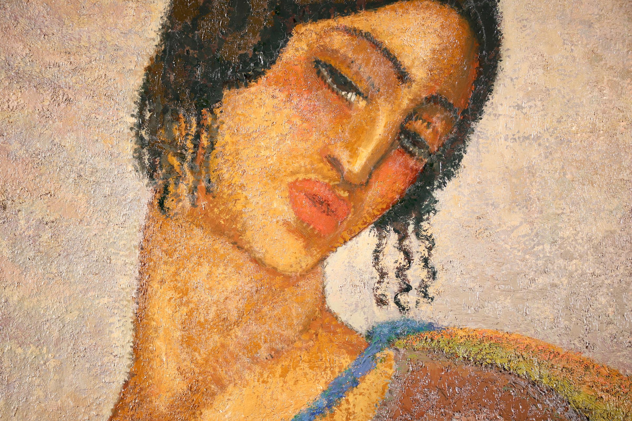 Alfredo Guttero - Portrait of a Young Woman - Modernist Female Portrait ...