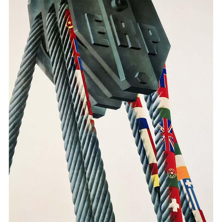 Alfredo Lalia - Original WWII Political poster for the ERP European ...