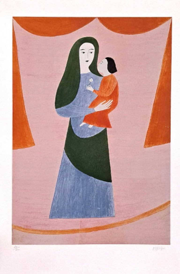 Alfredo Volpi - Madona For Sale at 1stDibs