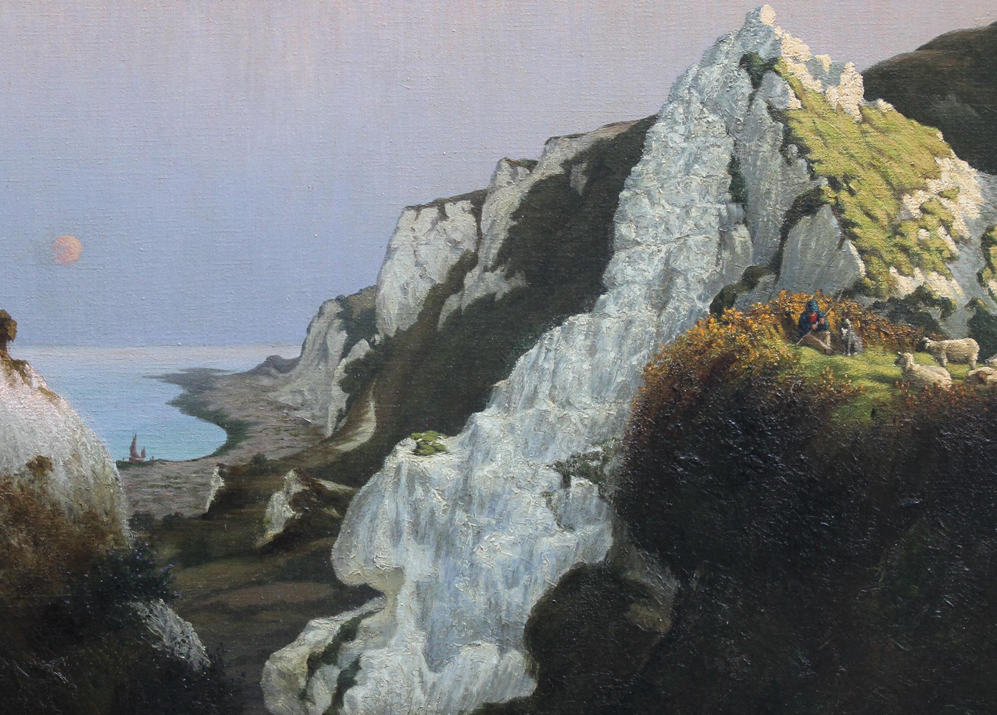Algernon Talmage (circle) - Over the Sea - Cornish art Edwardian ...