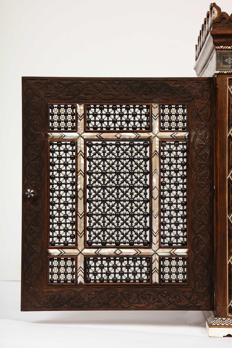 "Alhambra Islamic" Silver, Mother of Pearl, and Bone Inlaid Wall ...