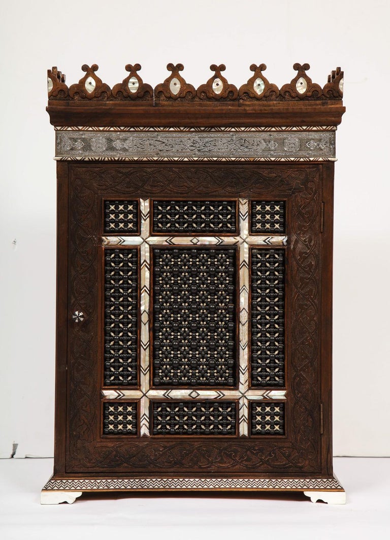 "Alhambra Islamic" Silver, Mother of Pearl, and Bone Inlaid Wall ...