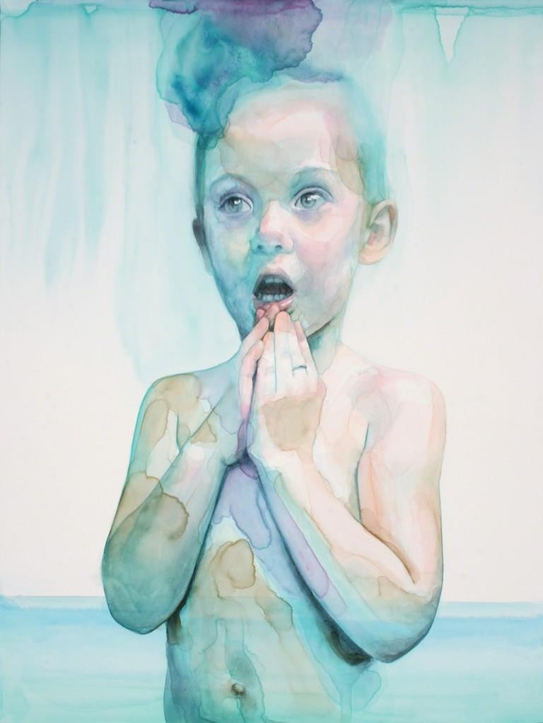 Ali Cavanaugh - Rush, float ... hush - Modern, 21st Century, Figurative ...