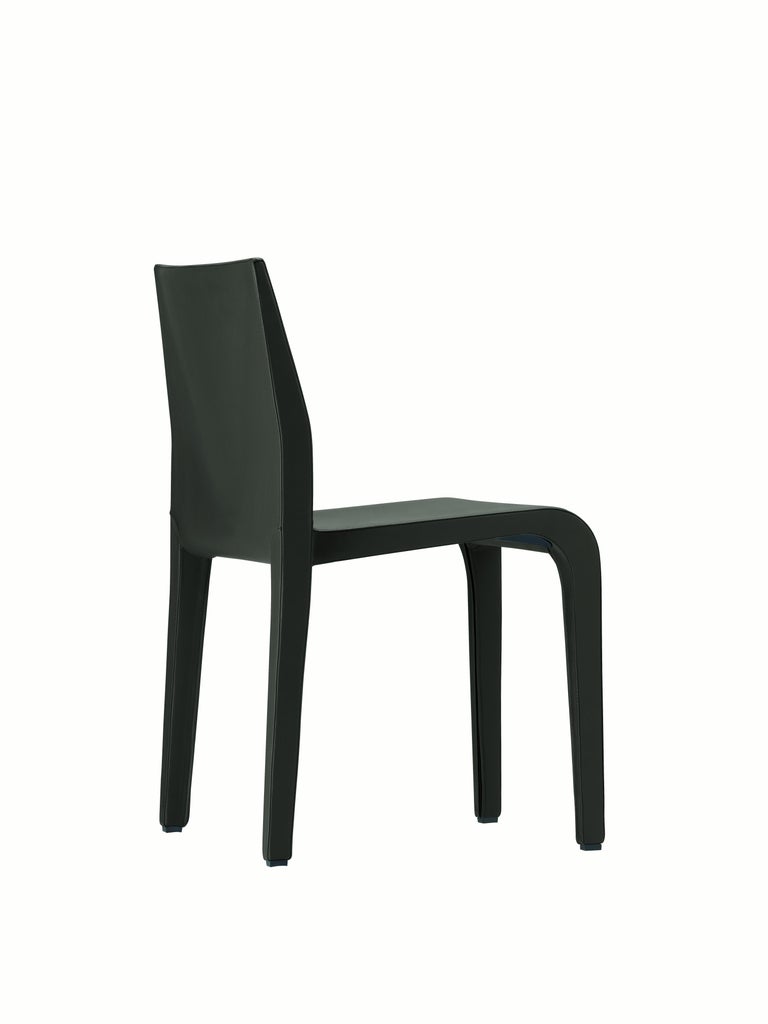 Alias 301 Laleggera Chair in Full Dark Brown Leather by Riccardo Blumer ...
