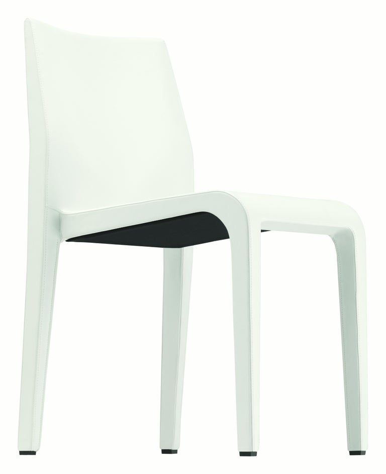 Alias 301 Laleggera Chair in Full White Leather by Riccardo Blumer For ...