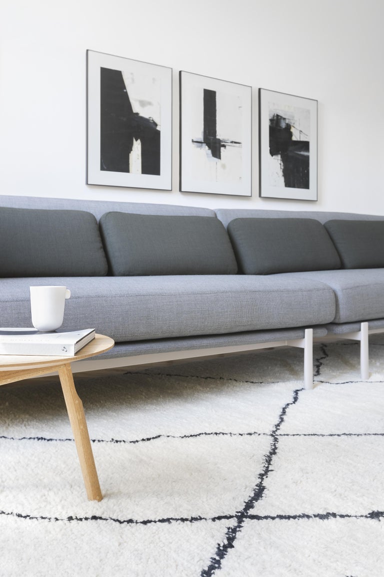 Alias 883 DX+SX Twelve Angular Sofa Set in Grey with Lacquered Aluminum ...